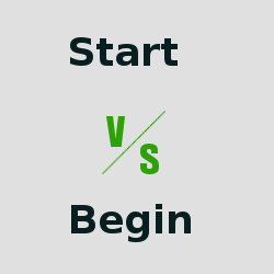 Разница между start и begin